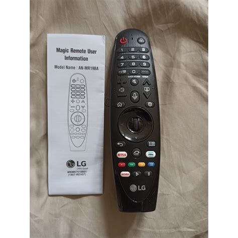 Jual REMOTE CONTROL MAGIC REMOTE CONTROL LG AN-MR19BA MR19BA ORIGINAL ...