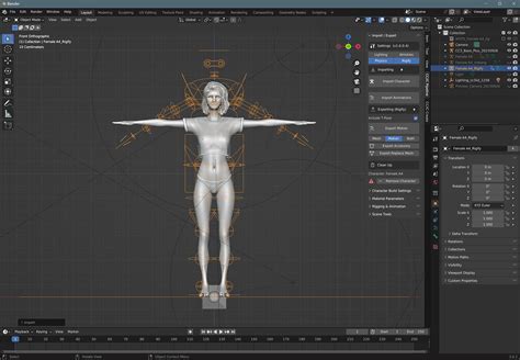 Blender Rigify Rig Not Propoerly Locating To Character On Import Animation And Rigging