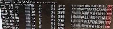 MongoDB Server Keeps Deleted Log Files Open After Rotation Ops And Admin MongoDB Developer