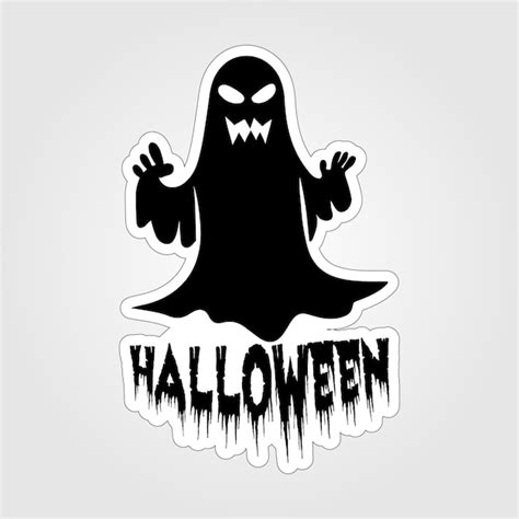 Premium Vector Beautiful Ghost Stickers Spooky And Cute Decals For
