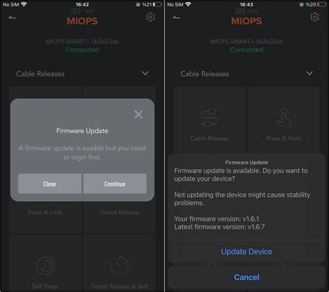 Firmware Upgrade For Smart Miops Support