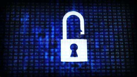 Cracked Security Code Abstract Image Password Protection Conceptual