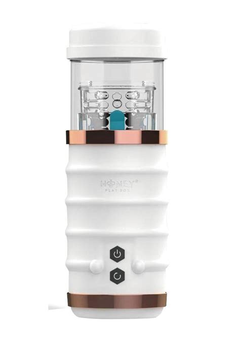 Warrior Auto Thrusting Stroker Automatic Male Masturbator White Shop Velvet Box Online