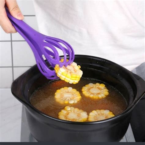 Jual 2 In 1 Penjepit Pengocok Pengaduk Pengacau Telur Egg Beater