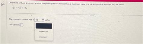 solved k determine without graphing whether the given