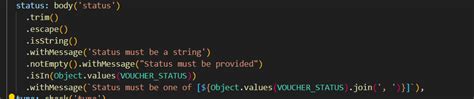 Nodejs Validation Rules For Non Empty Strings With Express Validator