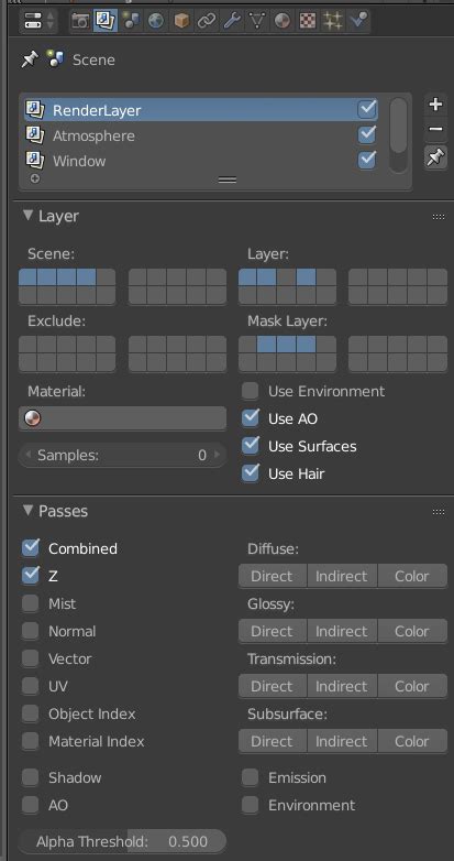 compositing nodes composite interior and exterior separately