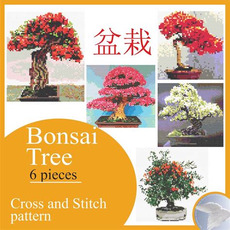 Bonsai Tree Pattern Etsy