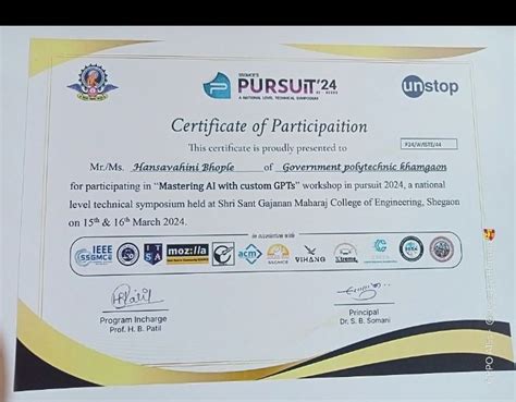 hansavahini bhople on linkedin ai gpt workshop technicalsymposium
