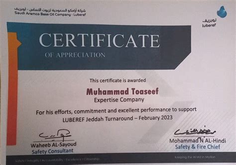 Muhammad Tauseef On Linkedin Safely Complete Shutdown Luberef Jeddah