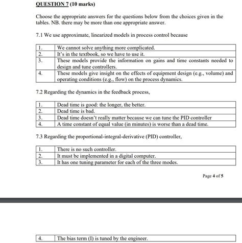 solved question 7 10 marks choose the appropriate answers