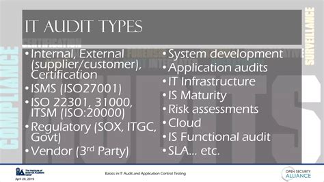 Basics In It Audit And Application Control Testing Pdf