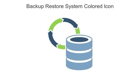 Backup Restore System Colored Icon In Powerpoint Pptx Png And Editable