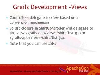 Groovy Grailstutorial PPT