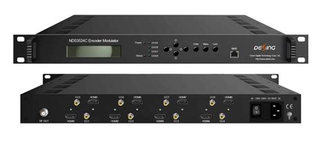 Channel MPEG HD Encoder Modulator Channel And MPEG HD Encoder