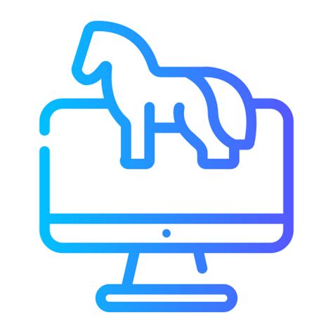 Trojan Generic Gradient Icon