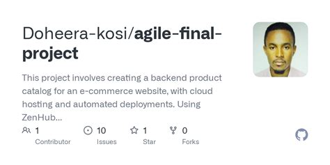 github doheera kosi agile final project this project involves