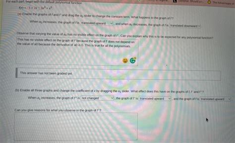 For Each Part Begin With The Default Polynomial