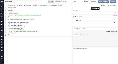 Go Quickstart Windmill
