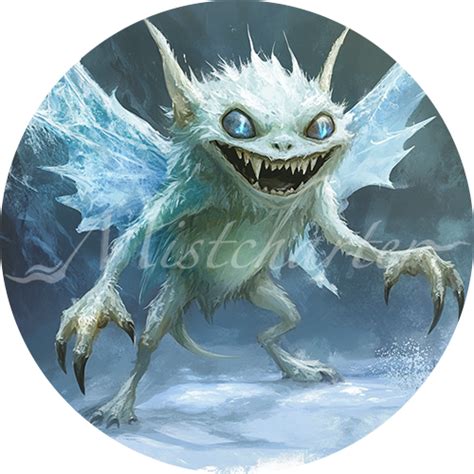 Ice Mephit Game Tokens For Vtt And Ttrpg Mistcharter Maps