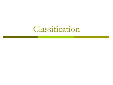 ppt classification powerpoint presentation free download id 5377606