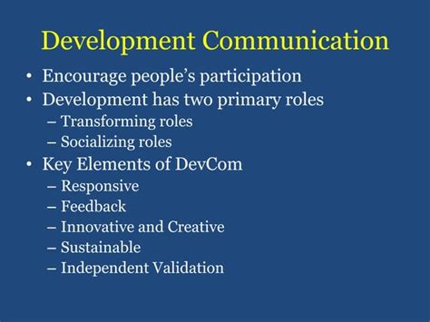 Role Of Media In Development Communication Pptx Public Radio Talk Radio