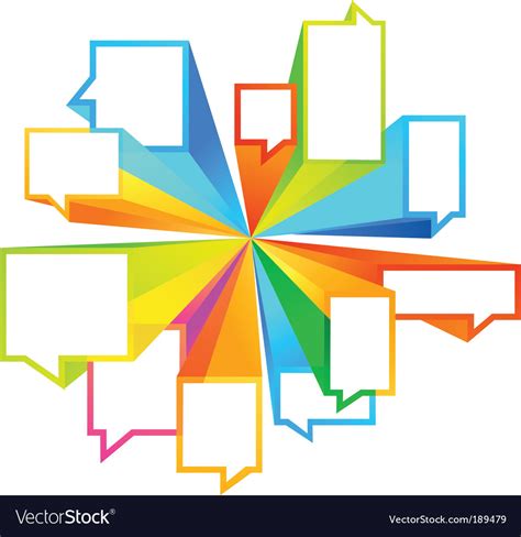 Callouts Icons Royalty Free Vector Image VectorStock