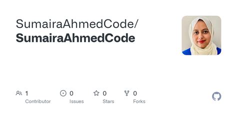 GitHub SumairaAhmedCode SumairaAhmedCode