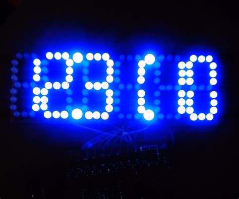 Big Auto Dim Room Clock Using Arduino And Ws2811 Artofit