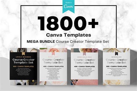 1800+ Canva Template Mega Bundle