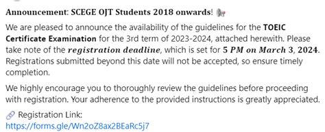 Toeic Certificate Examination Rmapua