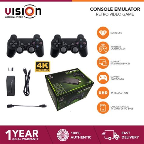 Vision Retro Video Game Console Emulator Ipason