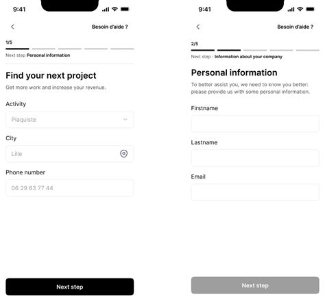 Registration Best Practices For Action Buttons In A Stepper User Experience Stack Exchange