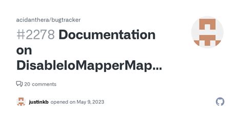 Documentation On Disableiomappermapping Quirk Is Incorrect · Issue 2278 · Acidanthera