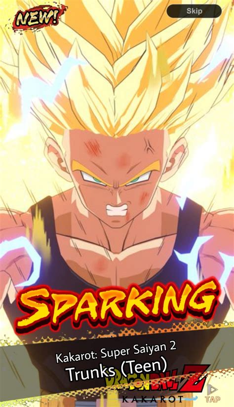 1 Sparking Kakarot Super Saiyan 2 Trunks Teen Concept Kit