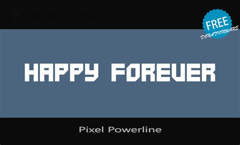 Pixel Powerline Font By Darrell Flood