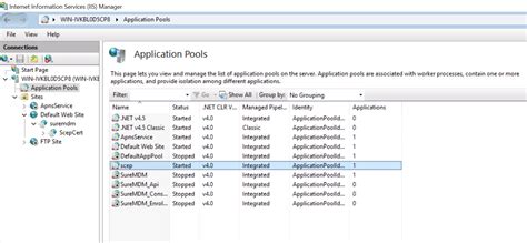 scep configuration