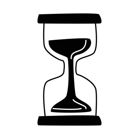 Vector Hourglass Icon Hourglass Timer Sand As Countdown Illustration