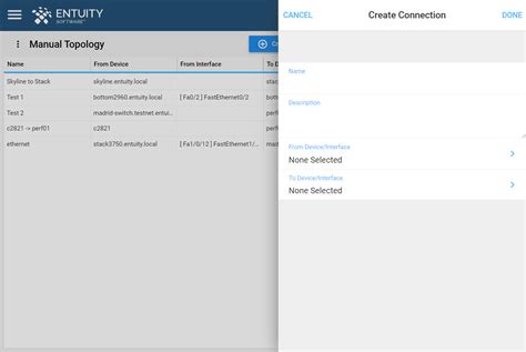 how do i add a custom connection manual topology and how do i view
