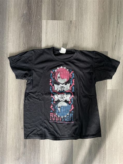 Cospa Re Zero Ram Rem Tee Black Gem