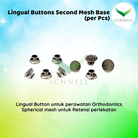 Jual Lingual Buttons Second Mesh Base Per Pcs Shopee Indonesia