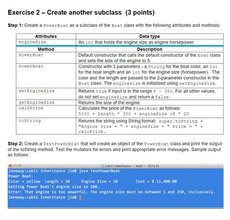 solved exercise 1 creating the super class 3 points step