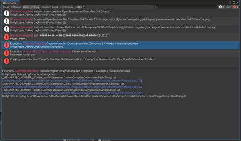 Custom Compiler Installation Failed Issue Mob Sakai UpmGitExtension GitHub