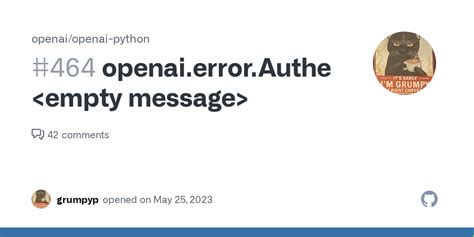 Openai Error AuthenticationError Issue Openai Openai Python GitHub