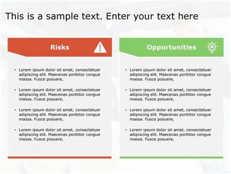Risk Opportunity 177 PowerPoint Template SlideUpLift