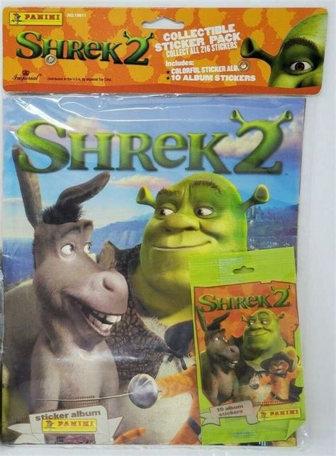 Альбом журнал для наклеек Шрек Shrek 2 Panini стикеры бустеры 2 300 грн Книги журналы