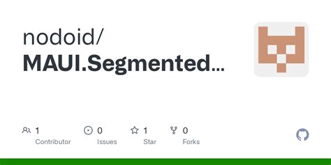 github nodoid maui segmentedview