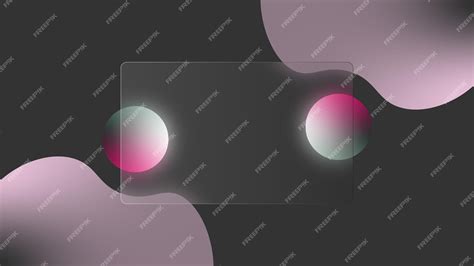Premium Vector Vector Realistic Glass Effect Background