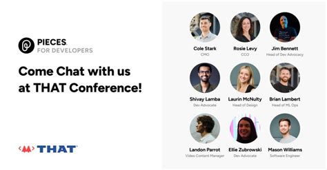 Pieces For Developers On Linkedin Pieces For Developers Is Proudly Sponsoring That Conference