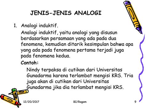 Contoh Pola Penalaran Induktif Analogi Contoh Paragra